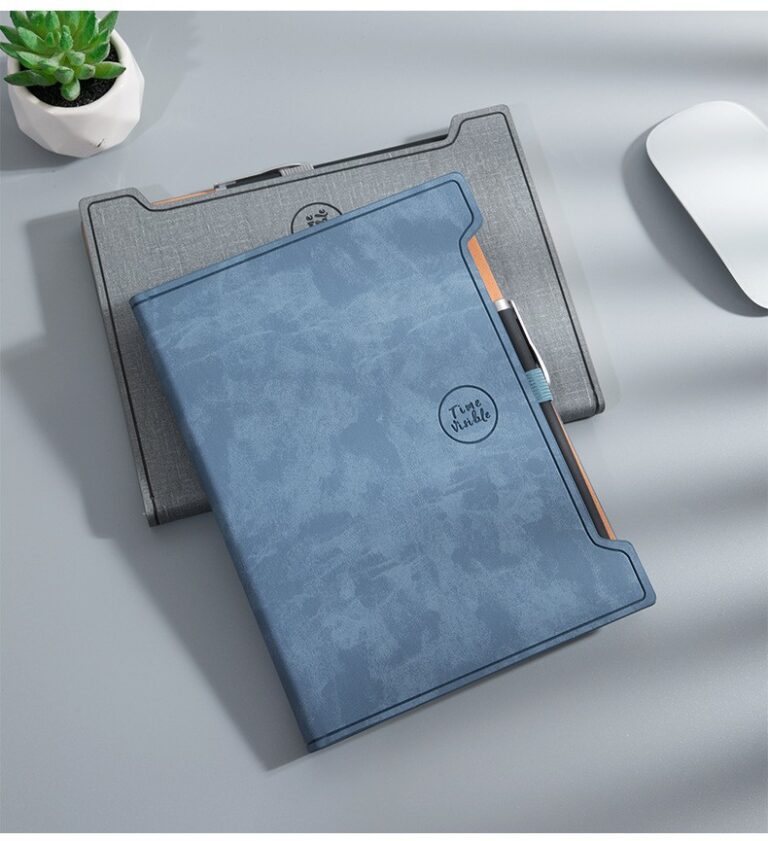 A5 notebook with pen slot TX307 - PU leather notebook supplier in China