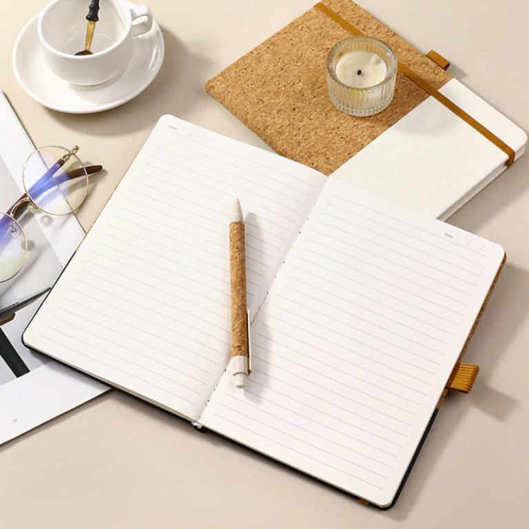 Custom Cork Notebook - Personalized Engraved Eco-Friendly Journal