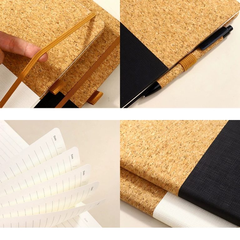 Custom Cork Notebook - Personalized Engraved Eco-Friendly Journal